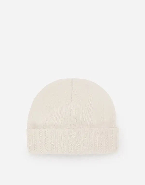 Dolce & Gabbana Cashmere Hat With Dg Logo Embroidery