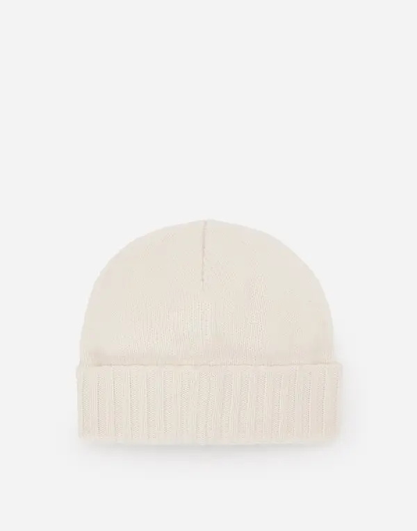 Dolce & Gabbana Cashmere Hat With Dg Logo Embroidery