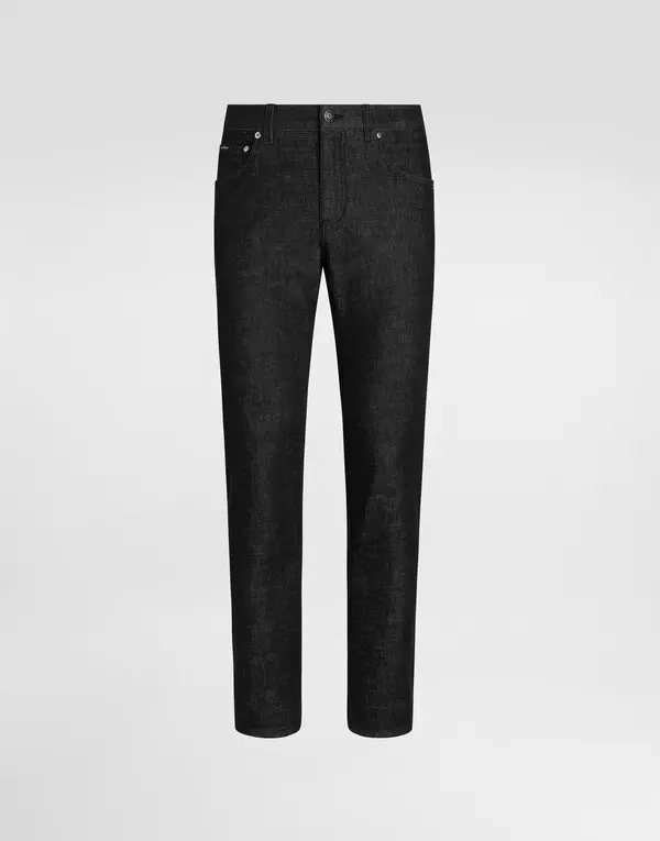 Dolce & Gabbana Slim Fit Denim Trousers - Multicolor