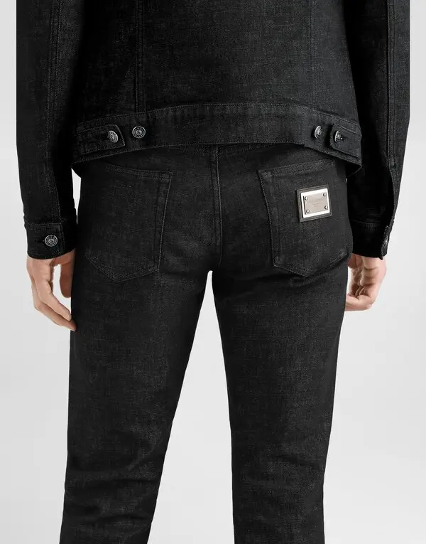 Dolce & Gabbana Slim Fit Denim Trousers