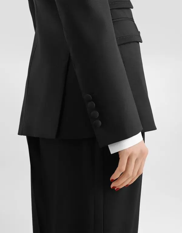 Dolce & Gabbana Turlington Double-breasted Jacket In Bi-stretch Twill