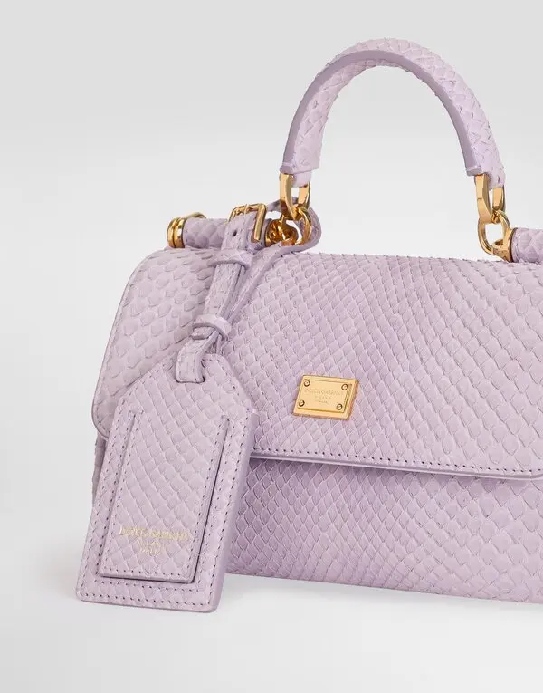Dolce & Gabbana Mini My Sicily Handbag In Python
