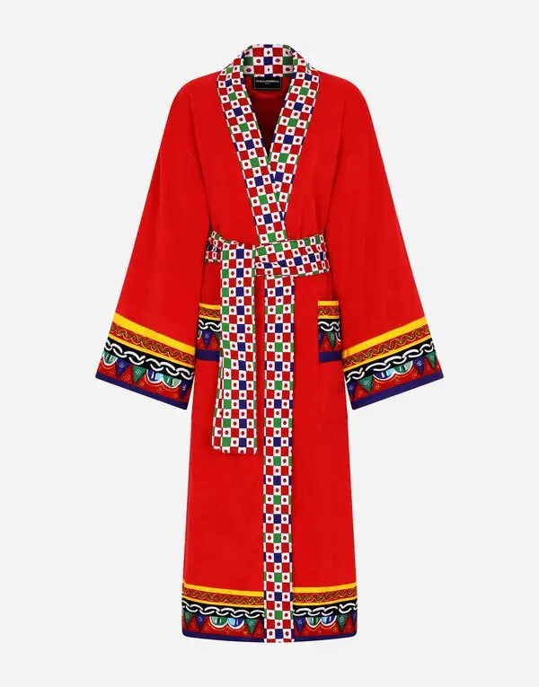 Dolce & Gabbana Cotton Terry Bathrobe