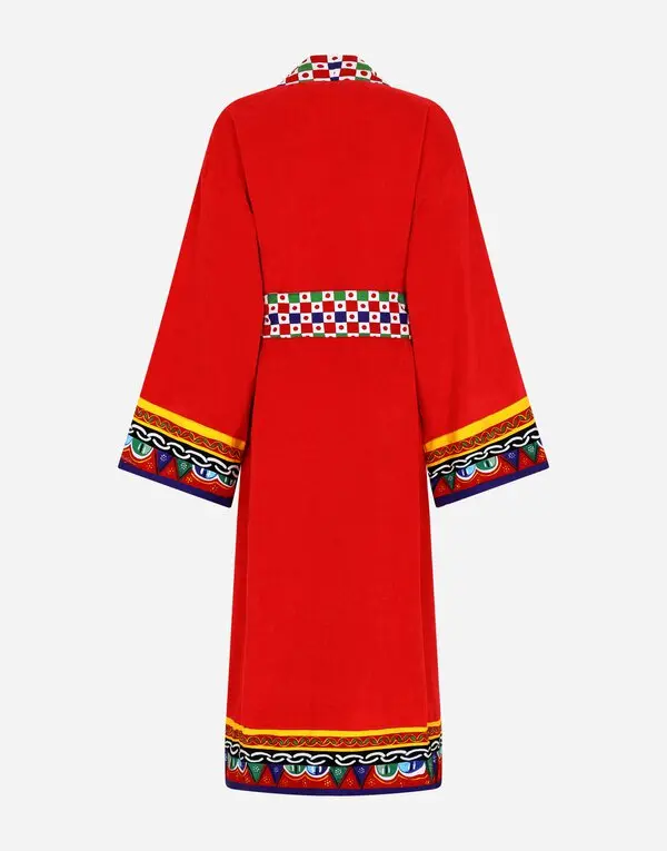 Dolce & Gabbana Cotton Terry Bathrobe