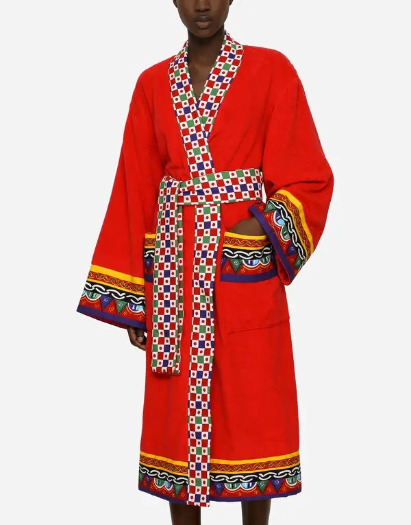 Dolce & Gabbana Cotton Terry Bathrobe