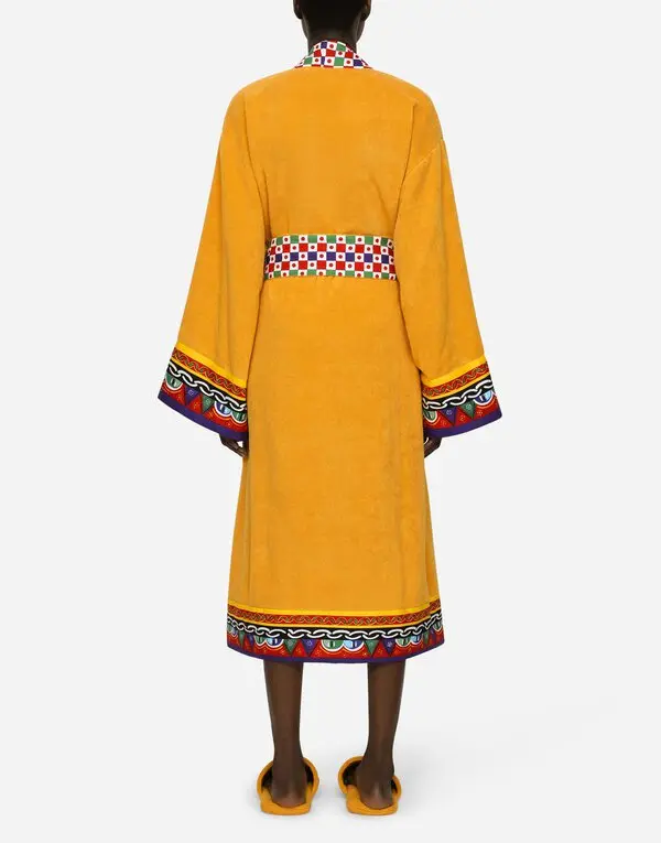 Dolce & Gabbana Cotton Terry Bathrobe