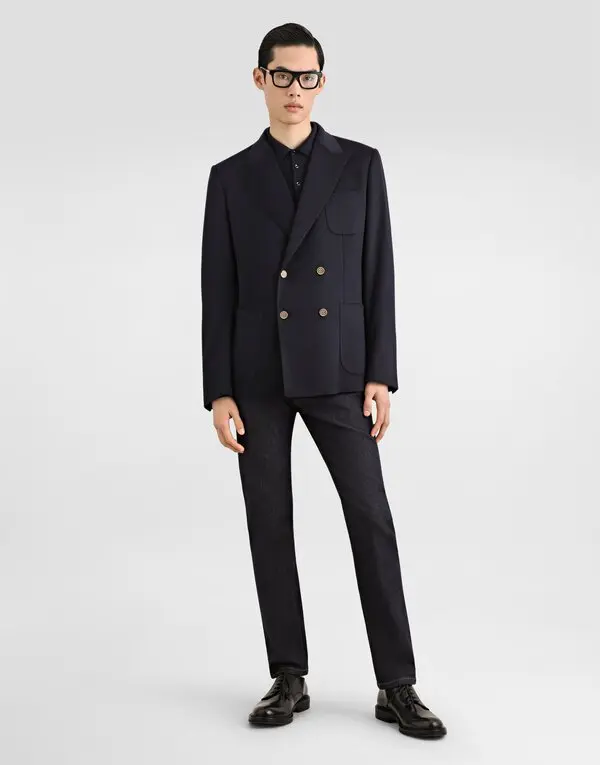 Dolce & Gabbana Virgin Wool Polo Shirt