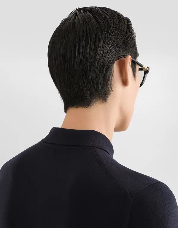 Dolce & Gabbana Virgin Wool Polo Shirt
