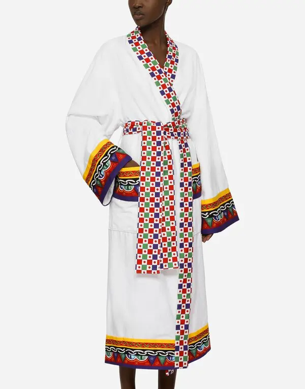 Dolce & Gabbana Cotton Terry Bathrobe