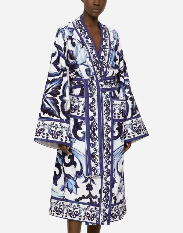 Dolce & Gabbana Terry Cotton Bath Robe
