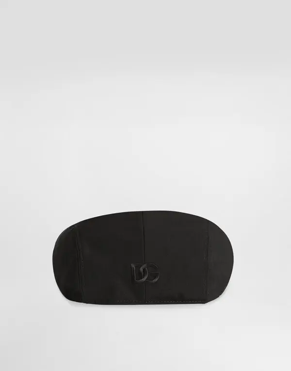 Dolce & Gabbana Wool Poplin Flat Cap