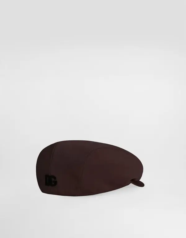 Dolce & Gabbana Wool Poplin Flat Cap