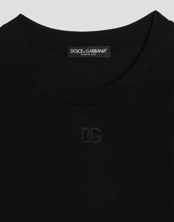 Dolce & Gabbana Jersey T-shirt With Lace