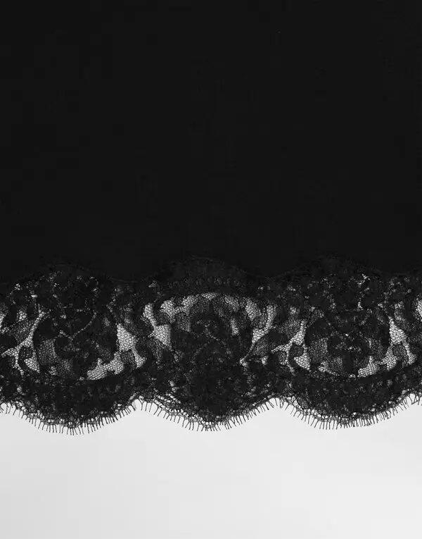 Dolce & Gabbana Jersey T-shirt With Lace