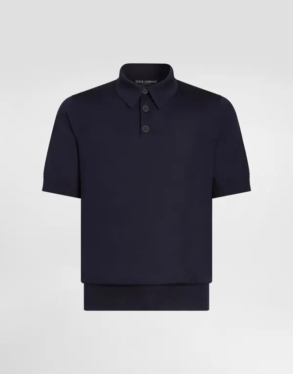 Dolce & Gabbana Silk Polo Shirt