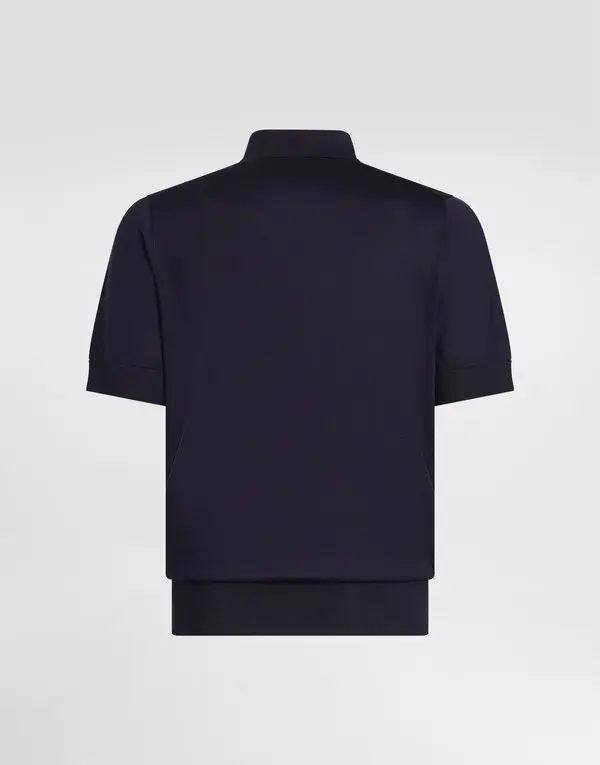 Dolce & Gabbana Silk Polo Shirt