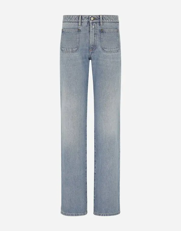 Dolce & Gabbana Cotton Denim Work Jeans - Multicolor