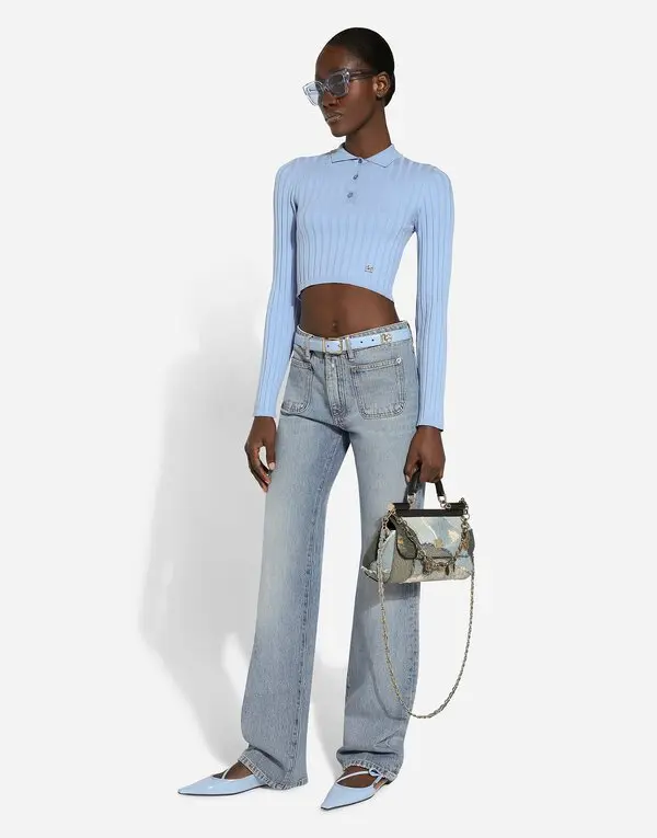 Dolce & Gabbana Cotton Denim Work Jeans