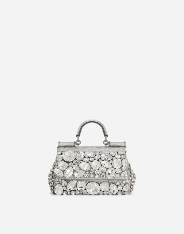 Dolce & Gabbana Kim Small Sicily Handbag - Silver