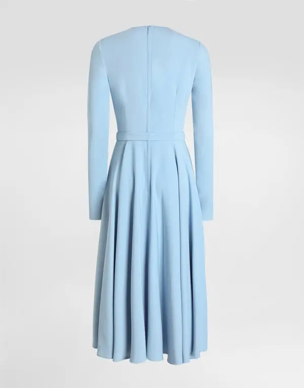Dolce & Gabbana Structured Cady Midi Dress