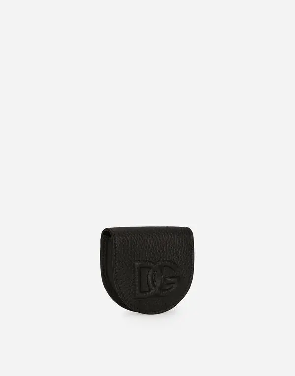 Dolce & Gabbana Deerskin-print Calfskin Coin Wallet