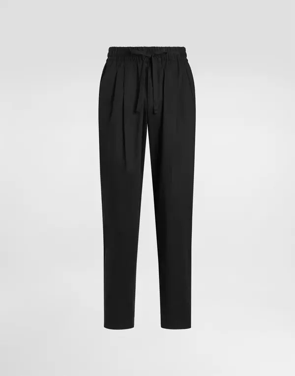 Dolce & Gabbana Cotton Gabardine Jogging Trousers
