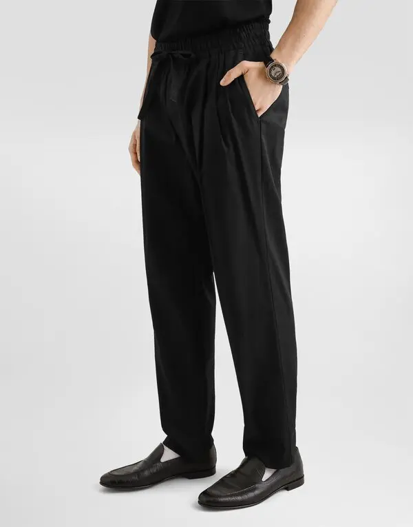 Dolce & Gabbana Cotton Gabardine Jogging Trousers