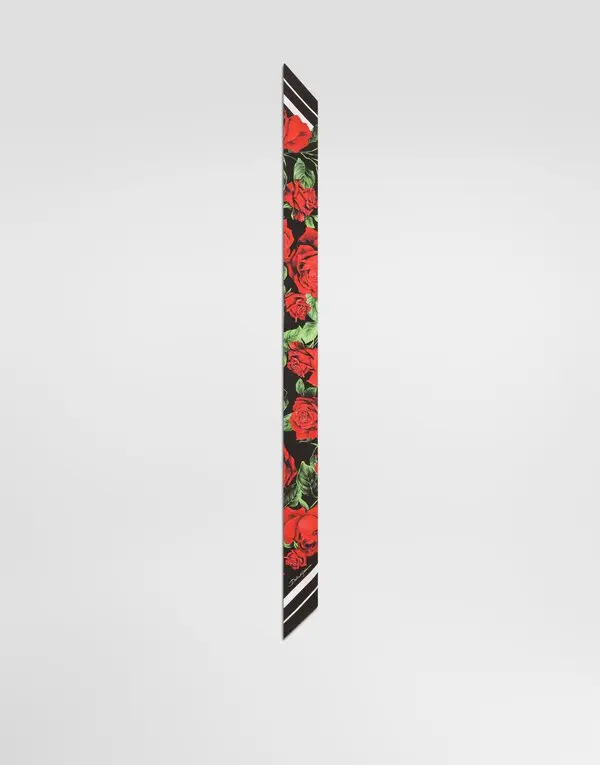 Dolce & Gabbana Rose- Silk Twill Bandeau