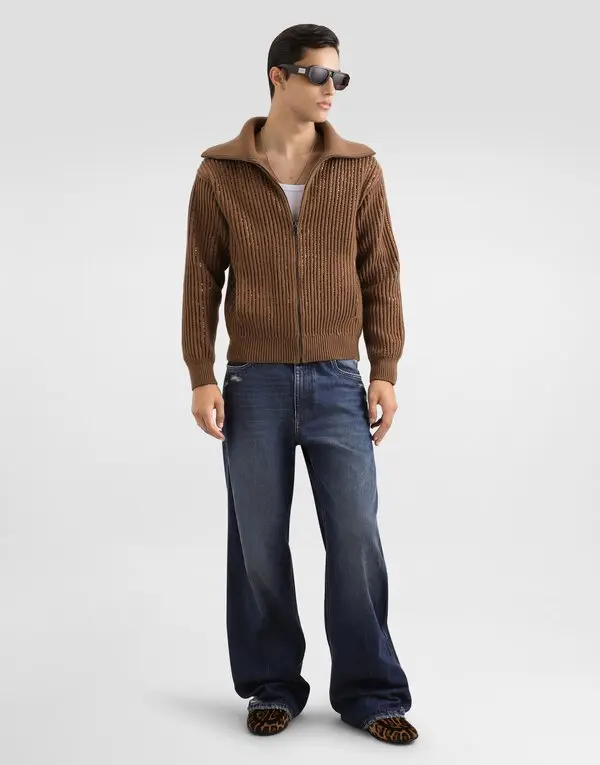 Dolce & Gabbana Sequined Wool Cardigan