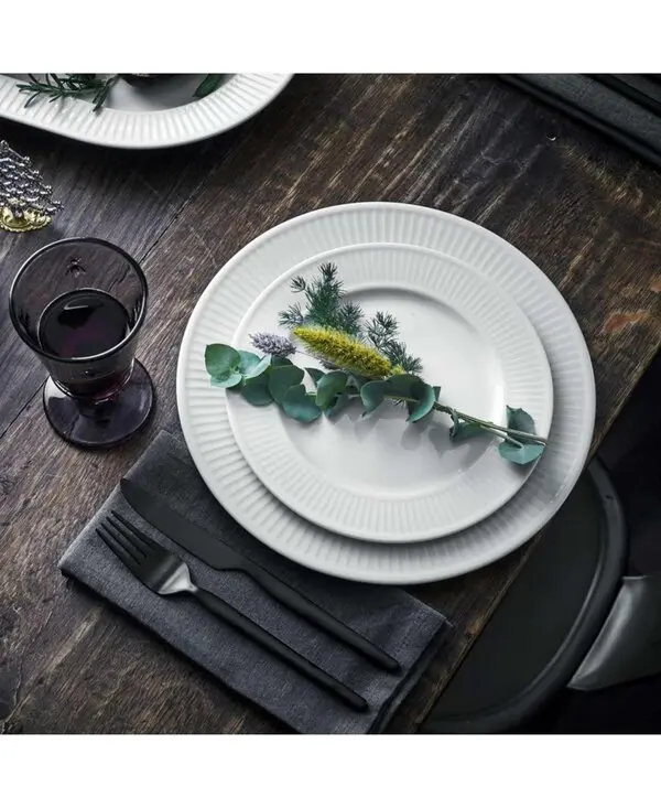 PILLIVUYT Plisse 11" Plate, Set Of 4
