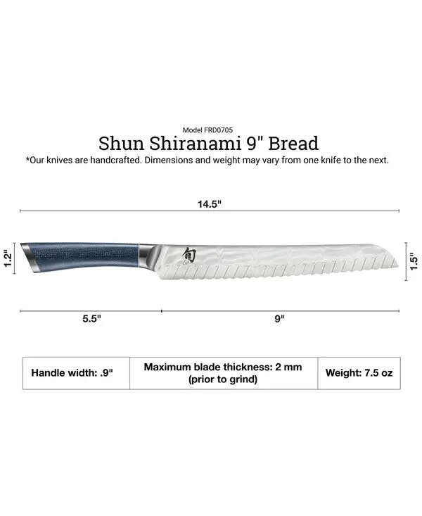 SHUN Shiranami Bread Knife