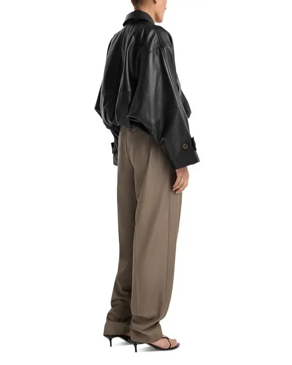 RÓHE Leather Blouson Jacket