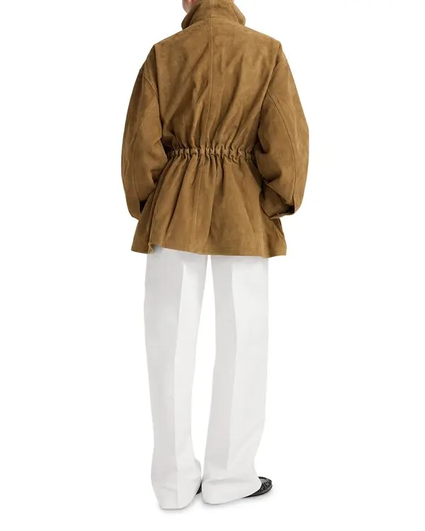 RÓHE Sculptural Suede Jacket