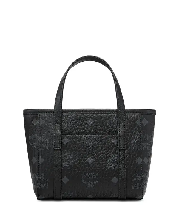 Mcm Toni Mini Visetos Canvas Shopper Bag