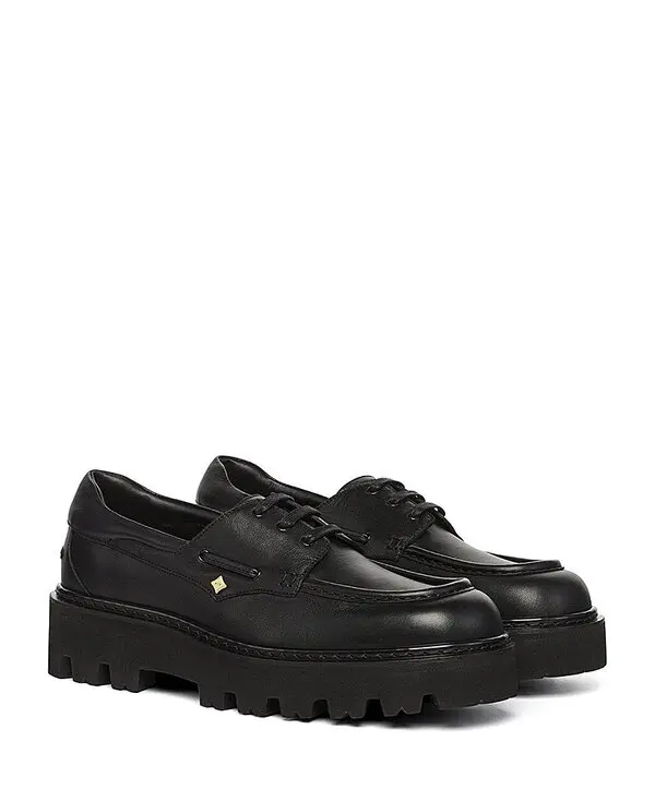 Mcm Platform Loafers In Calfskin