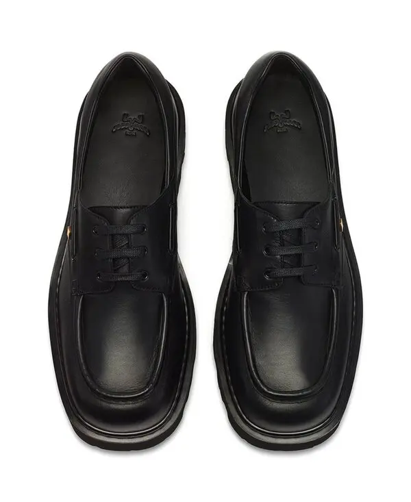 Mcm Platform Loafers In Calfskin