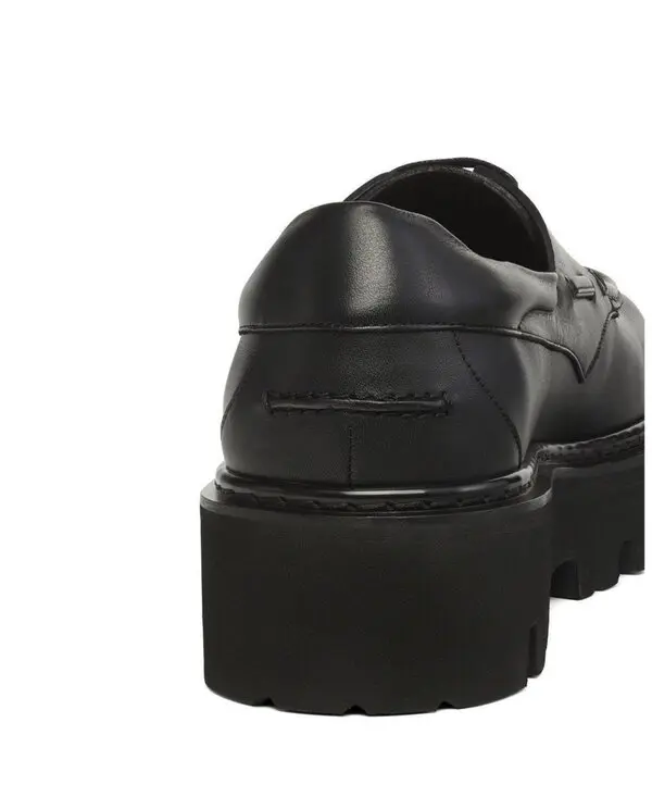 Mcm Platform Loafers In Calfskin