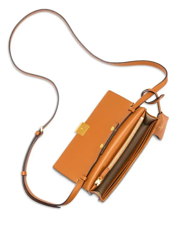 Mcm Aren Medium Visetos Canvas Crossbody