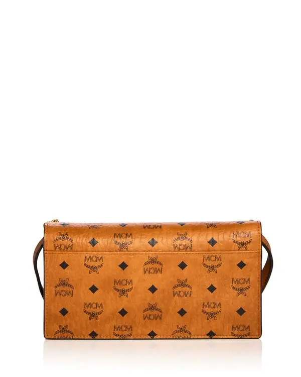 Mcm Aren Medium Visetos Canvas Crossbody