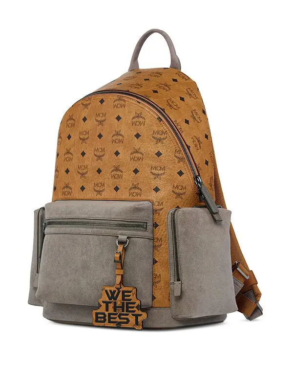 Mcm Collection X Wtb Allover Logo Backpack