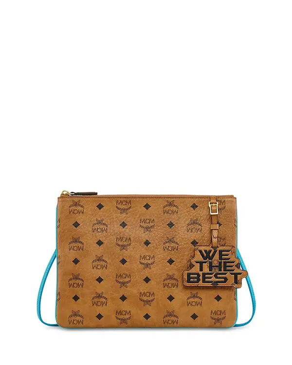 Mcm Collection X Wtb Allover Logo Flat Pouch