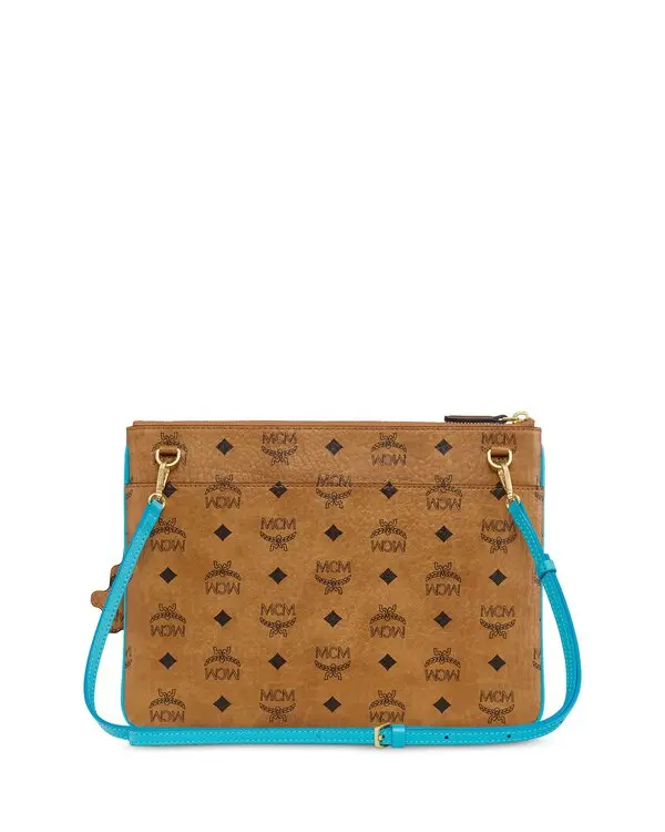 Mcm Collection X Wtb Allover Logo Flat Pouch