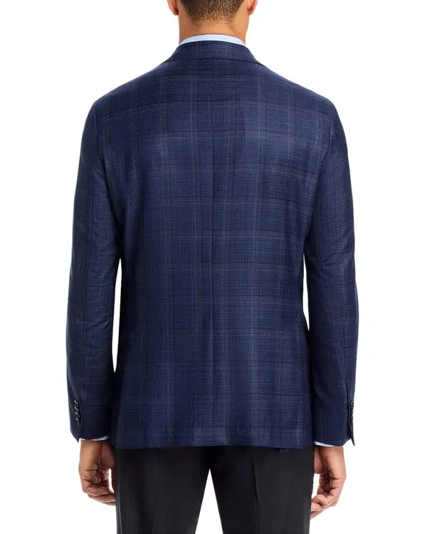 JACK VICTOR Midland Regular Fit Windowpane Plaid Wool Sport Coat