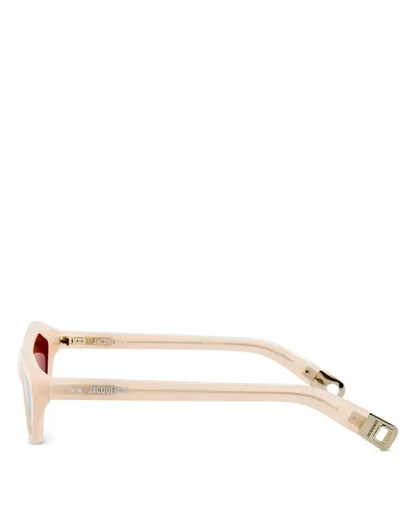 Jacquemus Bambino Angular Sunglasses, 56mm
