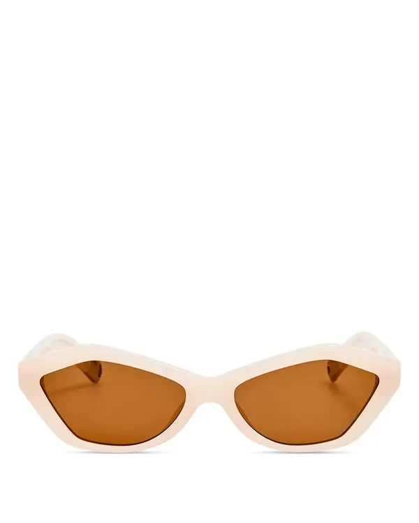 Jacquemus Bambino Angular Sunglasses, 56mm