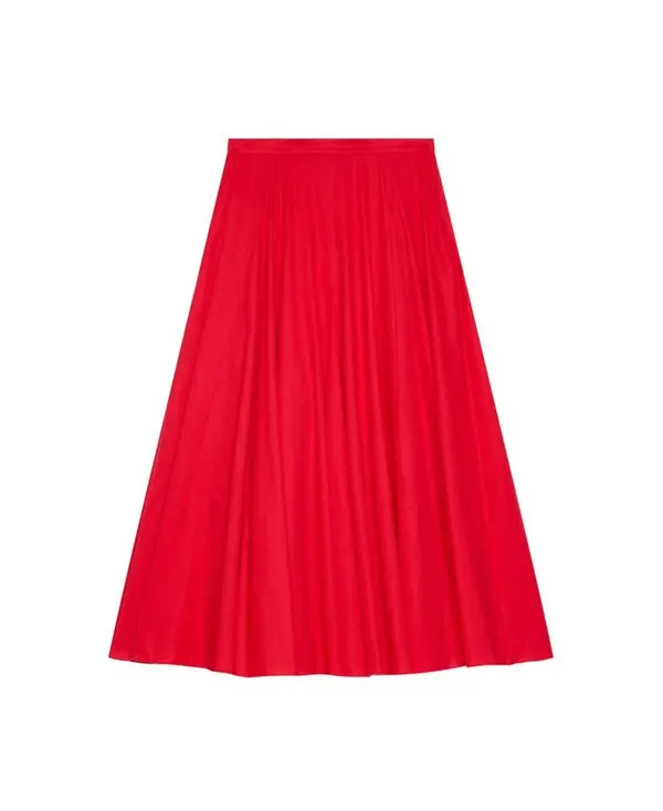 Mint Velvet Cotton Full Midi Skirt