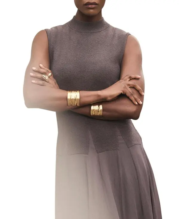 Mint Velvet Sleeveless Knit Midi Dress