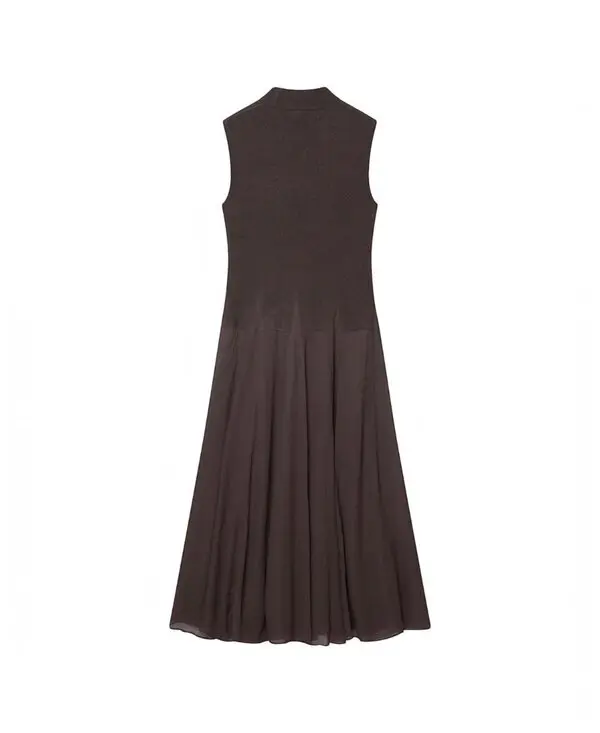 Mint Velvet Sleeveless Knit Midi Dress