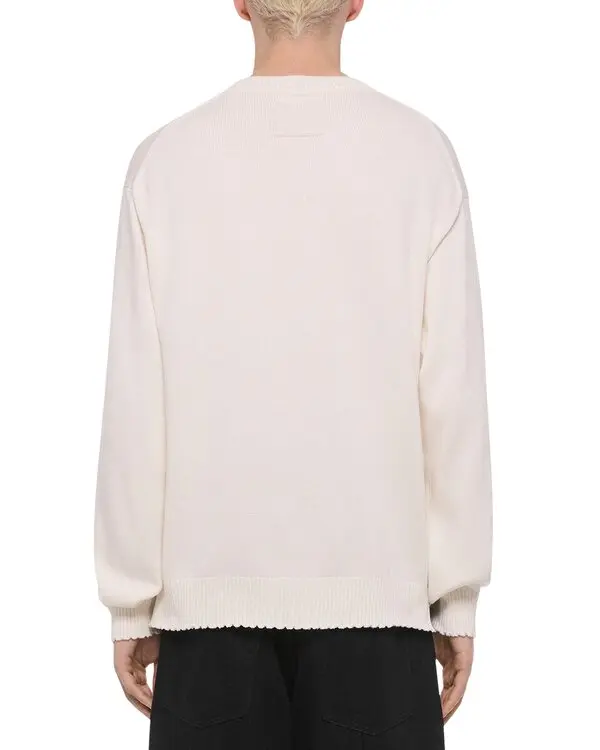Helmut Lang Distressed Crewneck Sweater