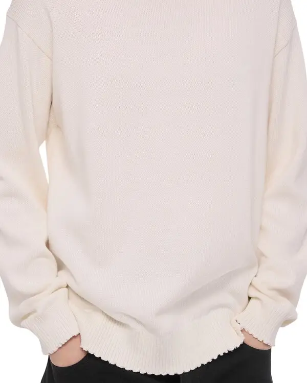 Helmut Lang Distressed Crewneck Sweater